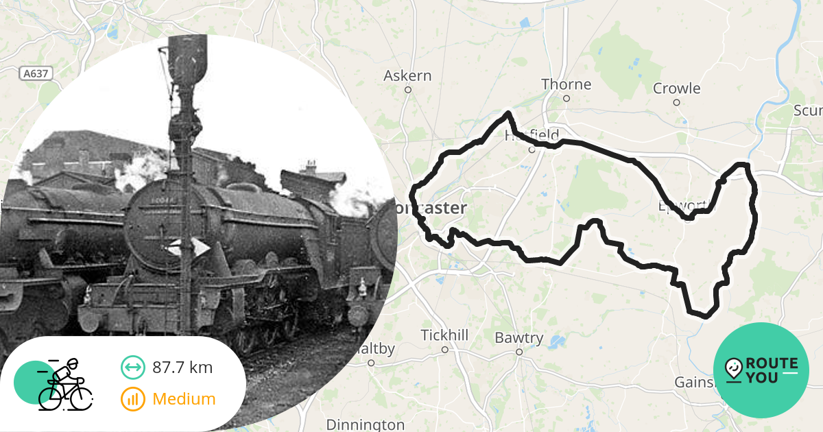 Cycling between Doncaster, Hatfield Moors and the Trent - Road bike ...