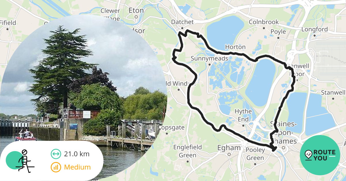 The Thames Path and the Colne Valley Way from the Queen Mother ...