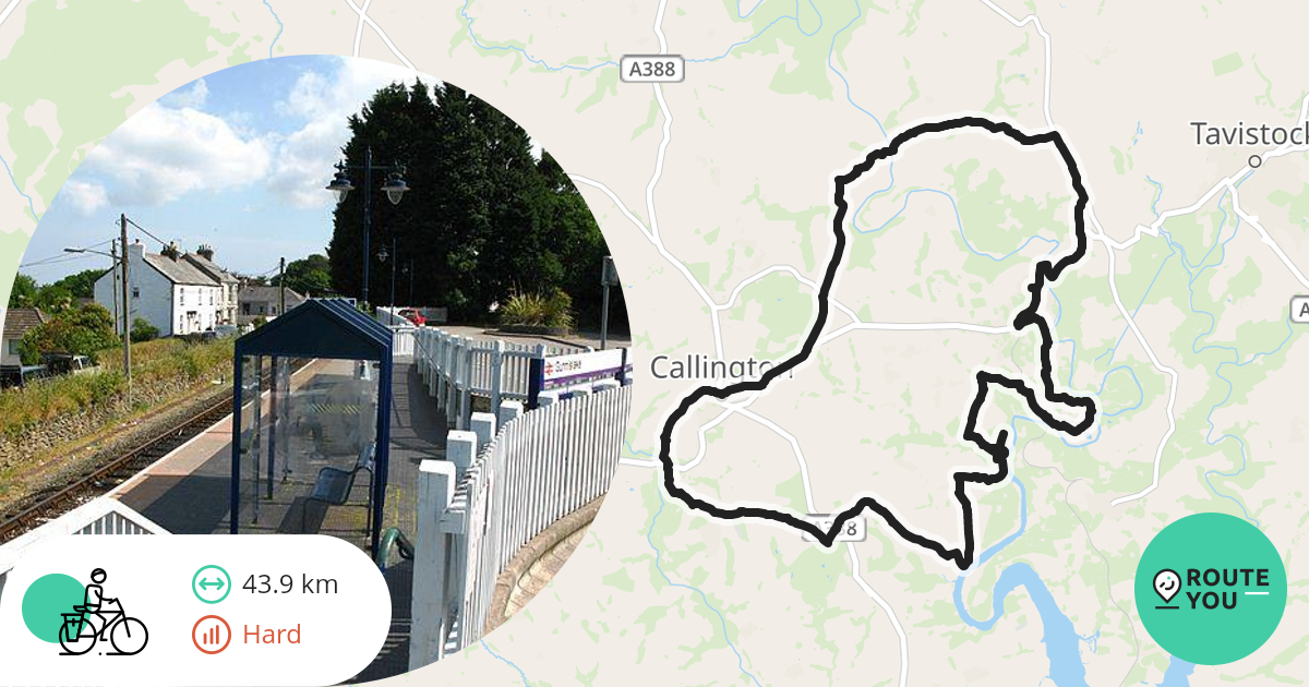 Cycling through Tamar Valley AONB - Recreational cycle route | RouteYou