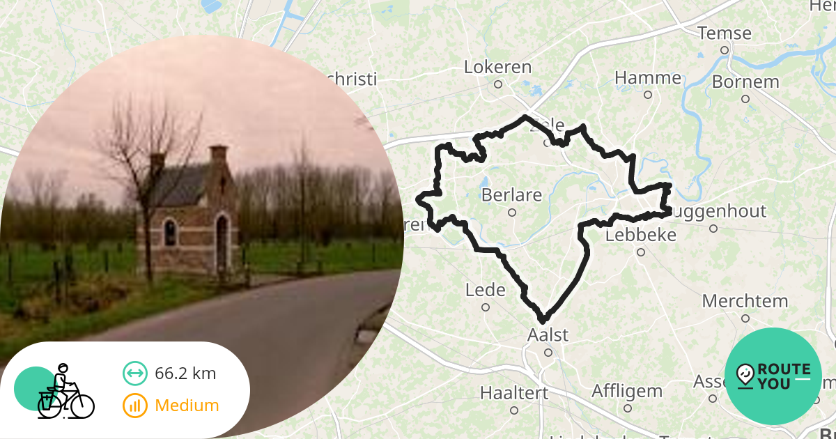 HBT-Zele Overmere Gijzegem - Fietsroute | RouteYou