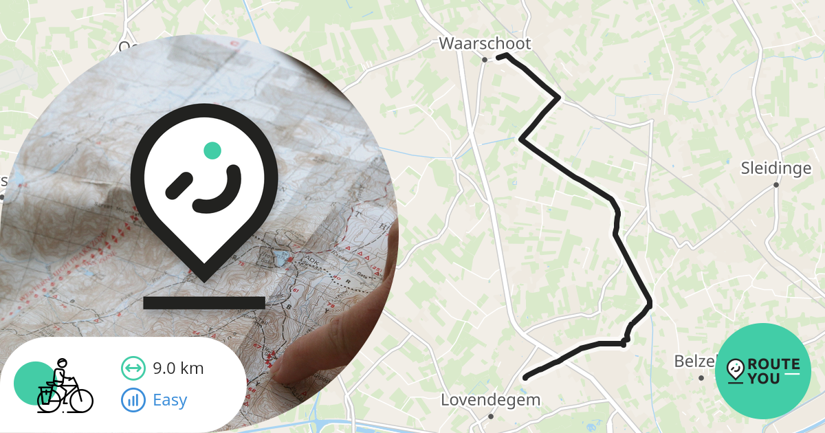 Lovendegem - Waarschoot - Recreatieve fietsroute | RouteYou