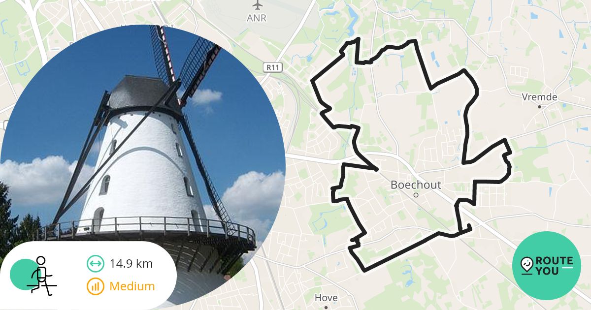 Boechout - Wandelroute | RouteYou