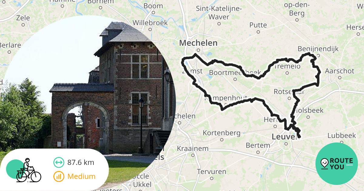 Hombeek 87km - Fietsroute | RouteYou