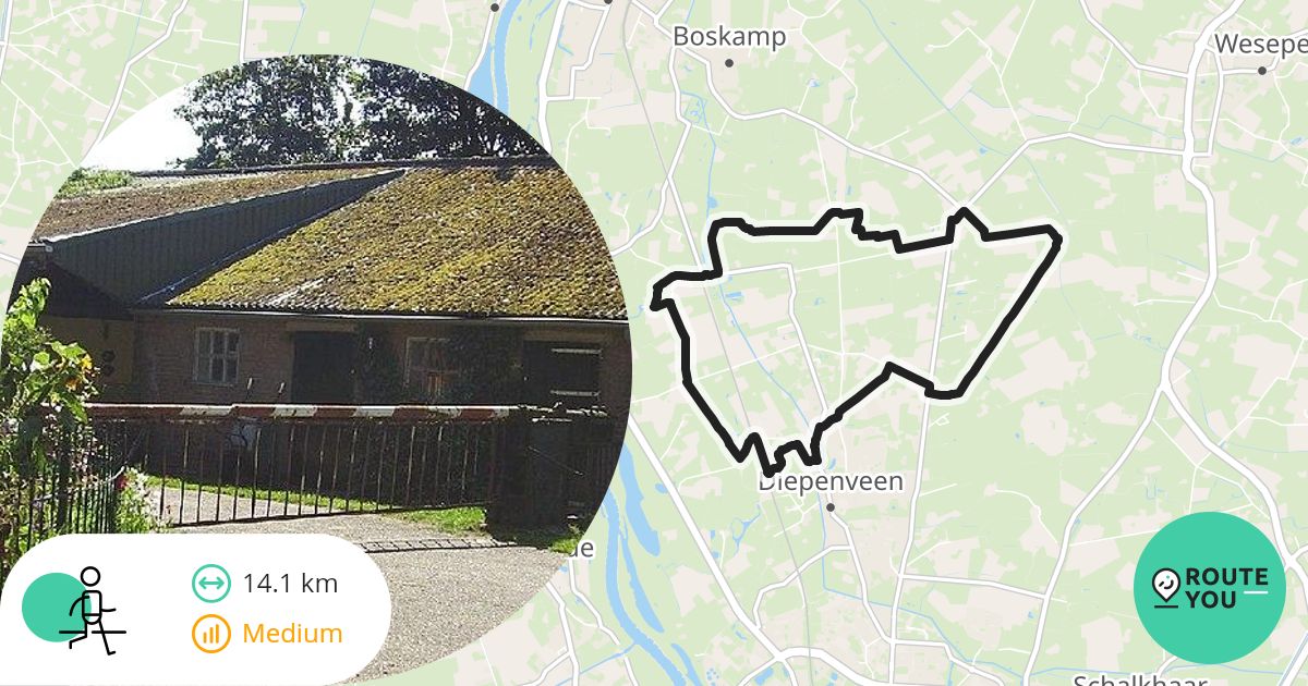 Wandelen in de herfst: Eetcafé De Lepelaar - Wandelroute | RouteYou