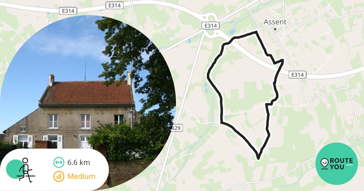 wandellus op (on)verharde wegen in Hageland - Wandelroute | RouteYou