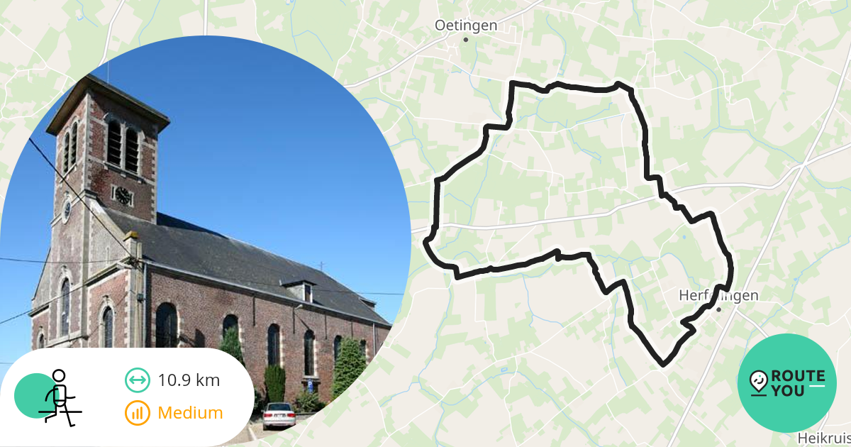 Op verkenning in de stad: Herfelingen - Wandelroute | RouteYou