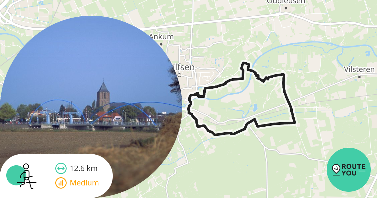 Dalfsen: wandelen via GR-routes - Wandelroute | RouteYou