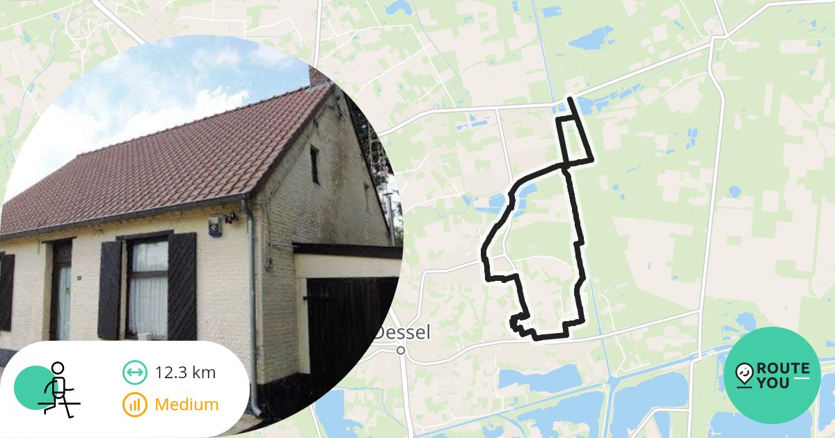 Rondje Antwerpse Kempen, ook onverhard - Wandelroute | RouteYou