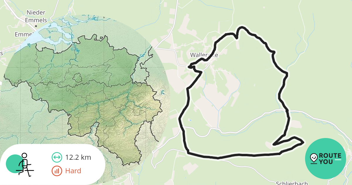 Wandelen in en rond Wallerode - Wandelroute | RouteYou