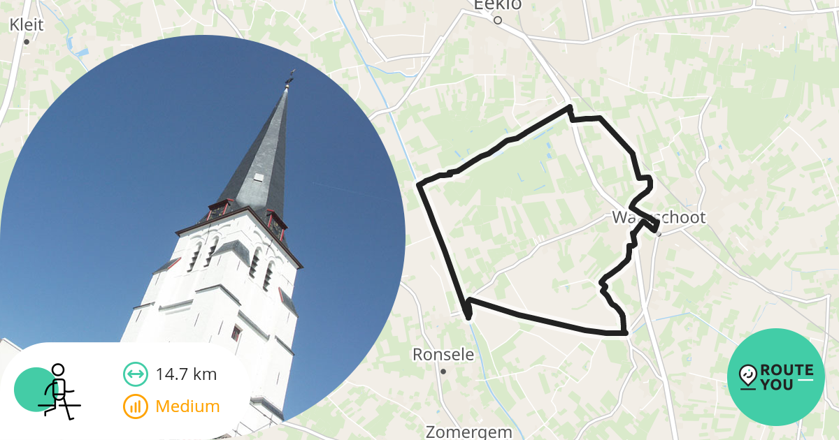 Waarschoot - Wandelroute | RouteYou