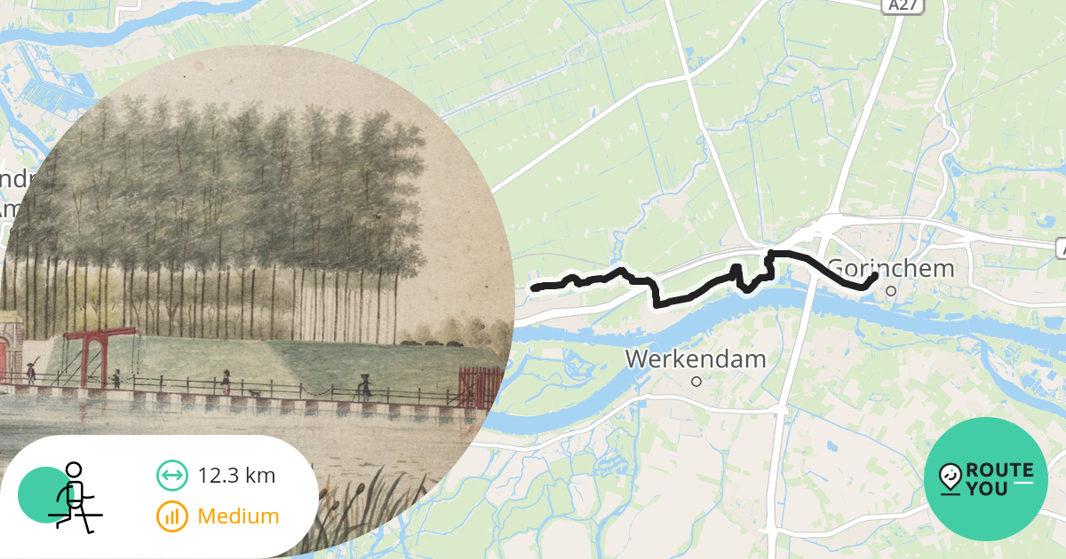 Boven Merwede - Wandelroute | RouteYou
