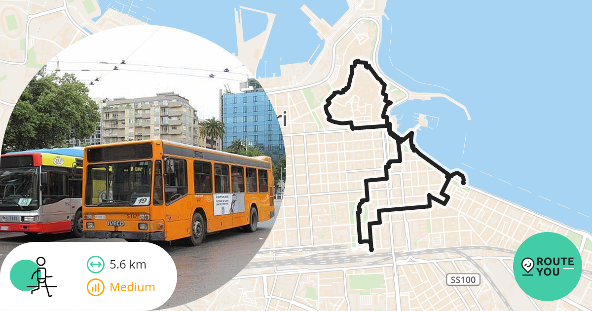 City walk through Bari - Walking route | RouteYou