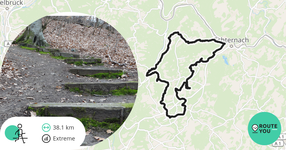 Mullerthal - Route 2 + extra tour C - Consdorf - Berdorf - Consdorf ...