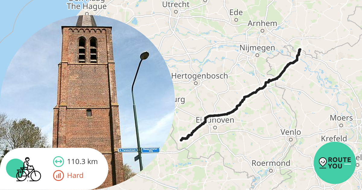 Reusel-De Mierden - Montferland - Recreatieve fietsroute | RouteYou