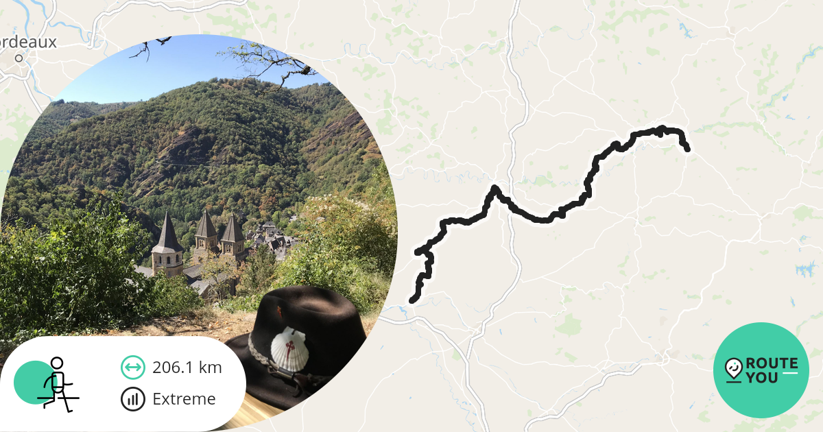 Conques - Cahors Compostelle (2) GR65 - Itinéraire à pied | RouteYou