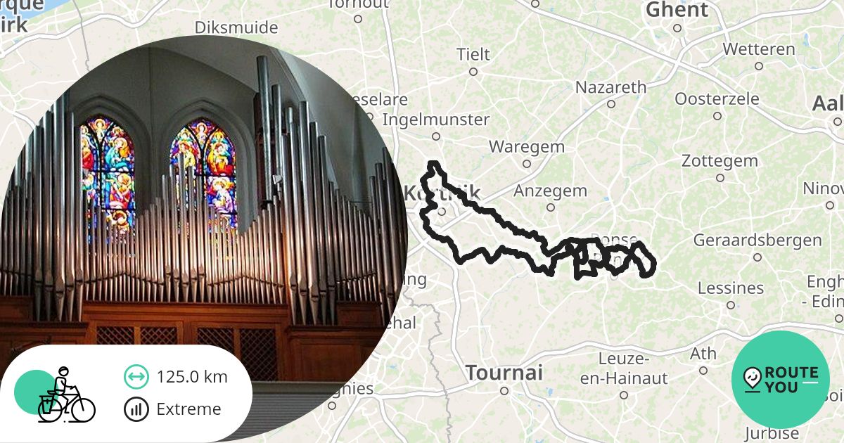 Kuurne Brussel Kuurne cyclo 2020 - Fietsroute | RouteYou