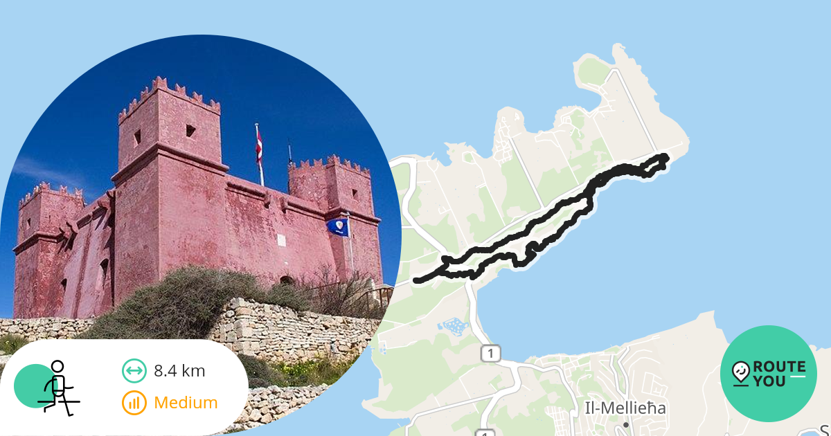 L-Ahrax tal-Mellieha - Walking route | RouteYou