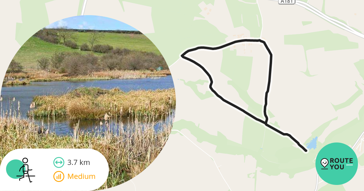 Along long-distance trails: Cassop-cum-Quarrington - Walking route ...