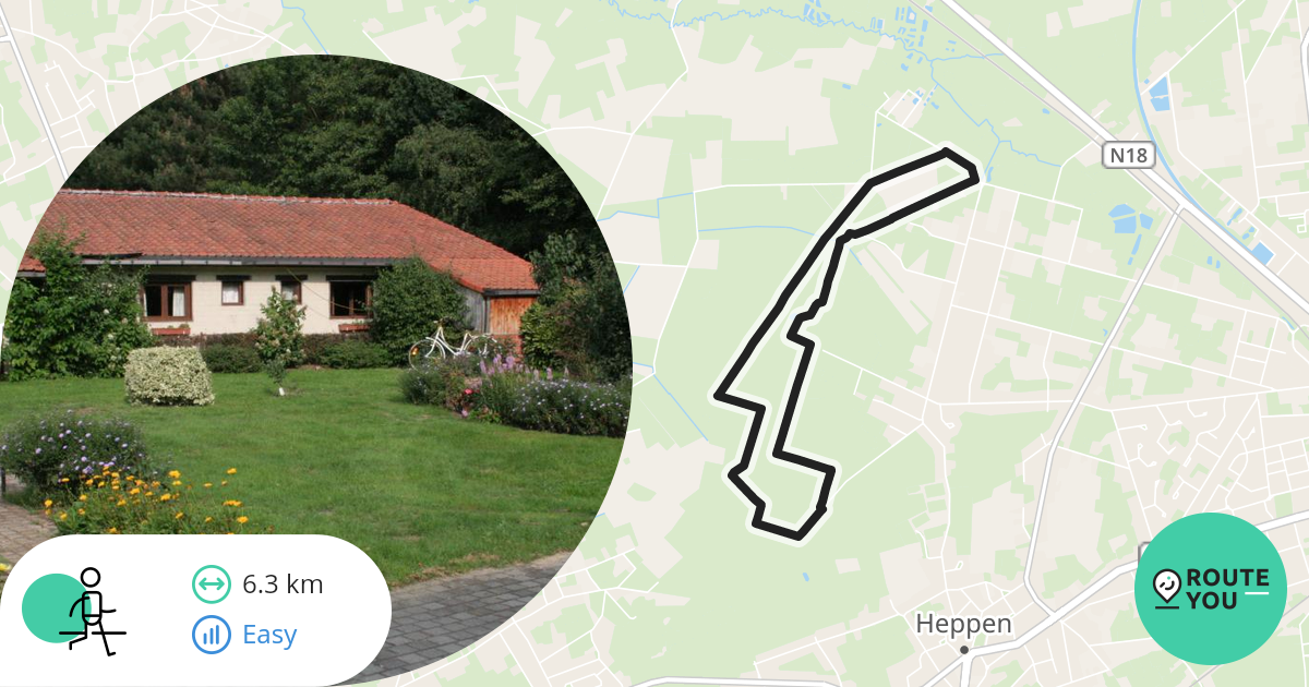 Limburgse Kempen: wandelen langs LF-routes - Wandelroute | RouteYou