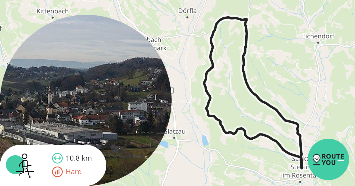 Sankt Stefan im Rosental: Unbefestigte Straßen entdecken - Spazierwege ...