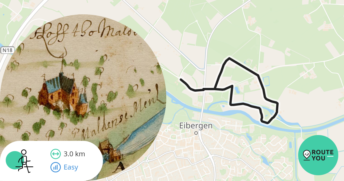 Eibergen: langs groene plekjes - Wandelroute | RouteYou