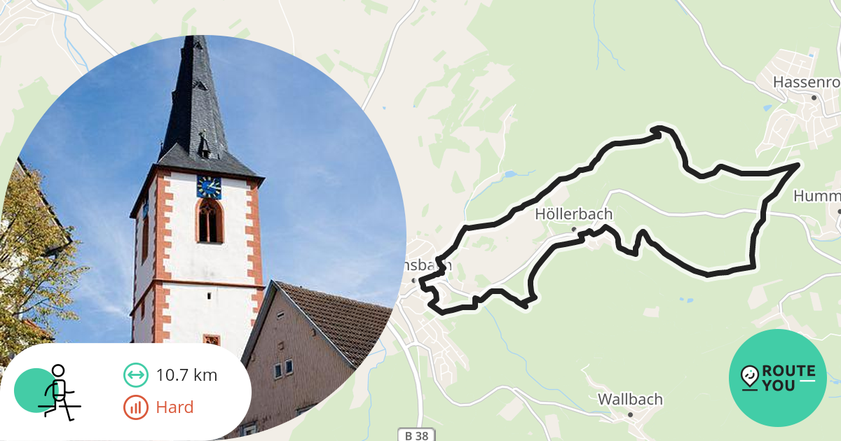 Wandern und genießen: Brensbach - Spazierwege | RouteYou