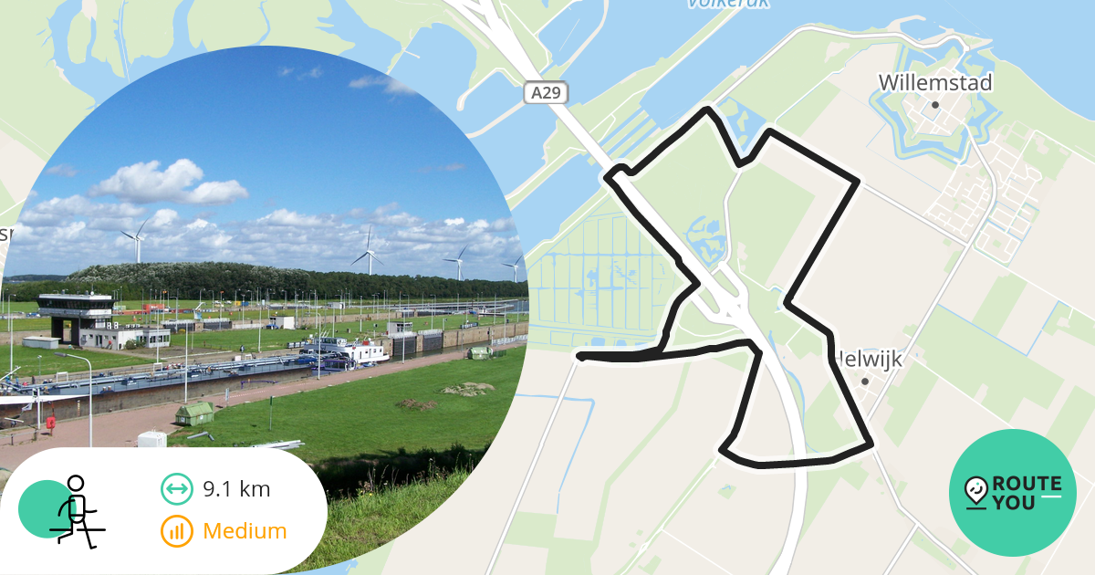 Een wandelroute om van te genieten langs Fort de Hel - Wandelroute ...