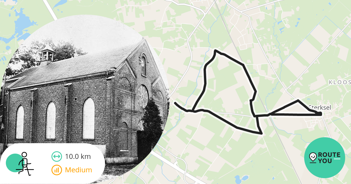 Wandelen langs verharde wegen - Wandelroute | RouteYou