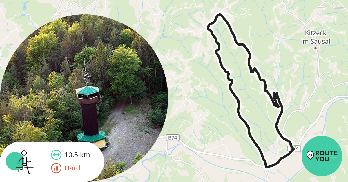 Wanderroute in der Region Kitzeck im Sausal - Wanderweg | RouteYou