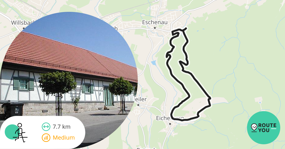 Auf und ab nach Gasthaus zum Adler - Spazierwege | RouteYou