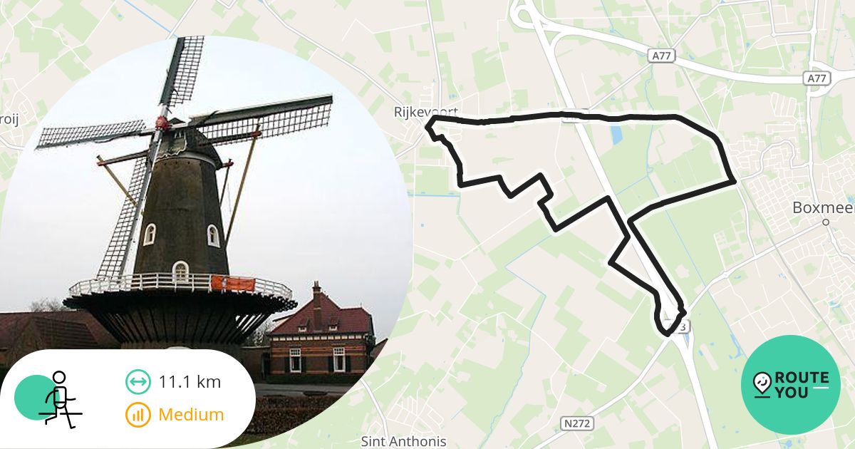 Rondje Boxmeer, ook onverhard - Wandelroute | RouteYou
