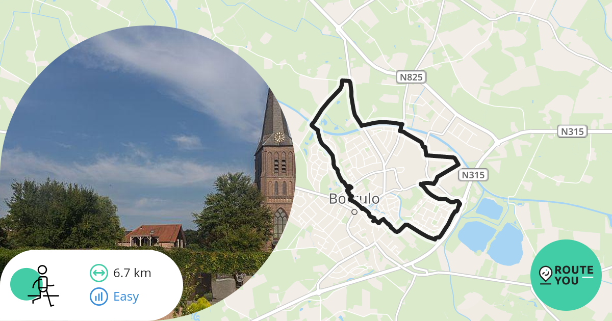 Rondje wandelen in Borculo - Wandelroute | RouteYou