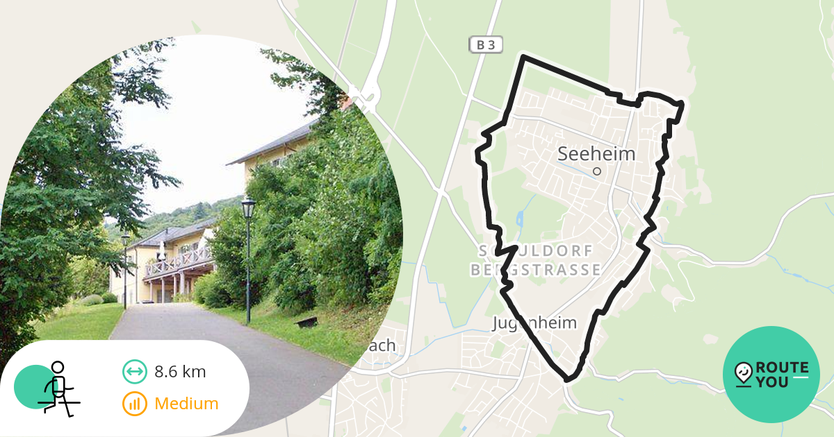 Seeheim-Jugenheim mit dem Fahrrad - Spazierwege | RouteYou