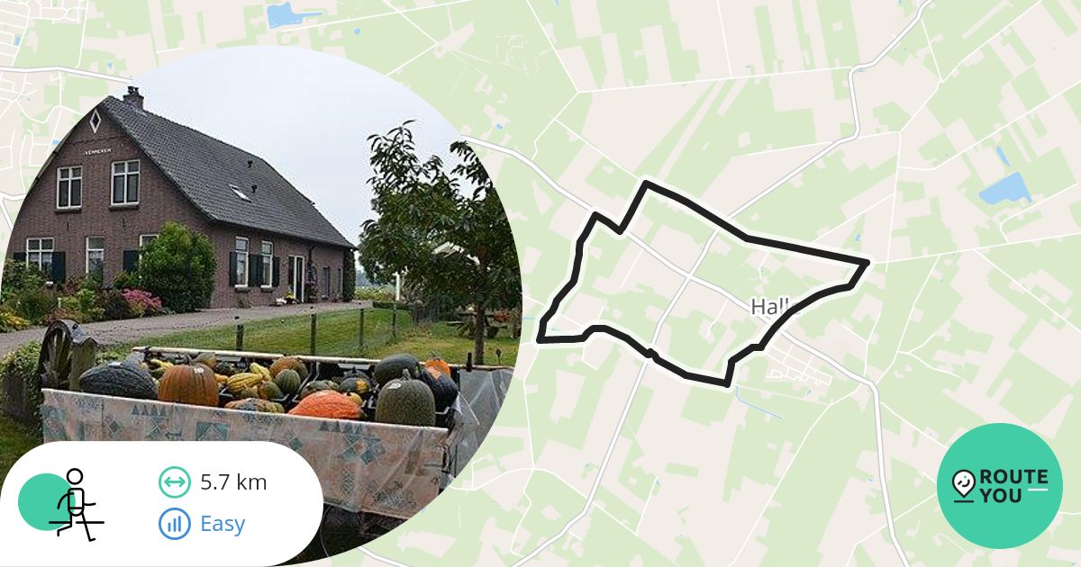 De omweg naar SV Halle - Wandelroute | RouteYou