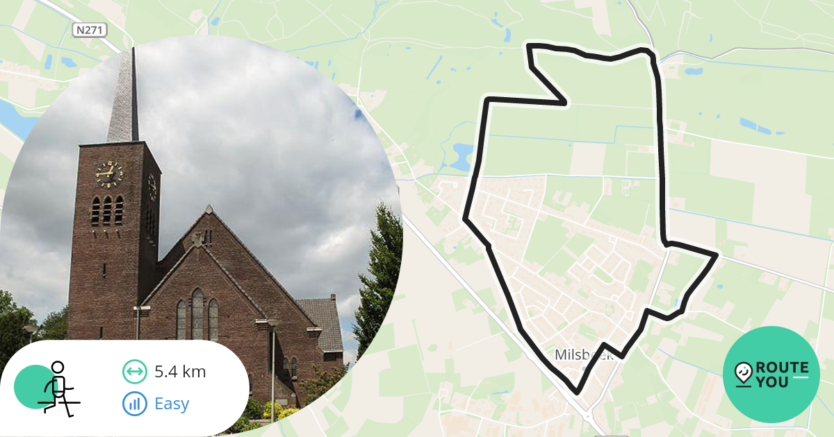 Rondje Milsbeek - Wandelroute | RouteYou