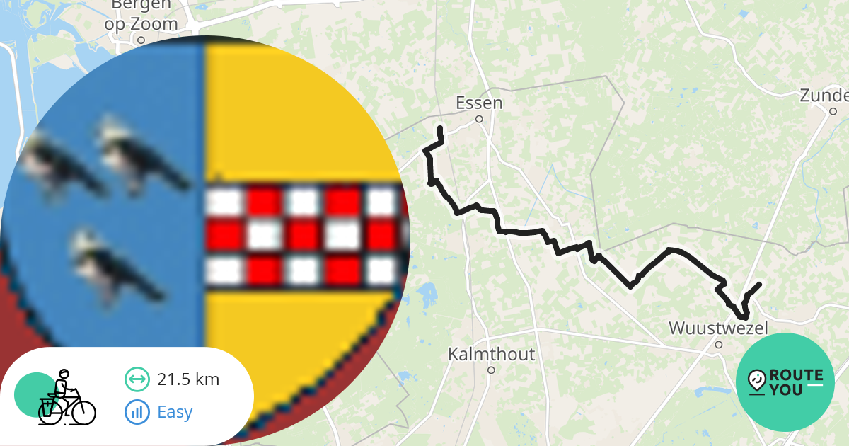 Wuustwezel - Essen belgie - Recreatieve fietsroute | RouteYou