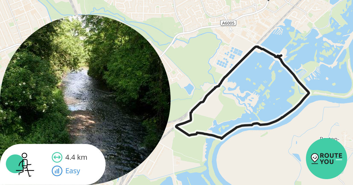Hiking along water: River Erewash - Walking route | RouteYou