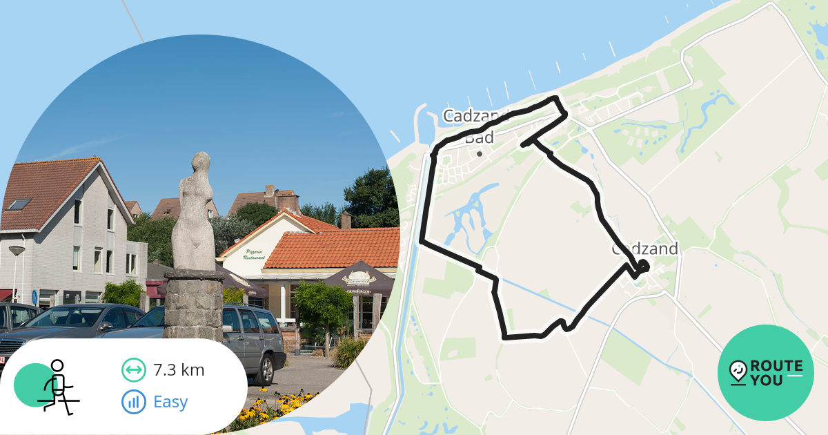 Cadzand is al wandelend mooier - Wandelroute | RouteYou