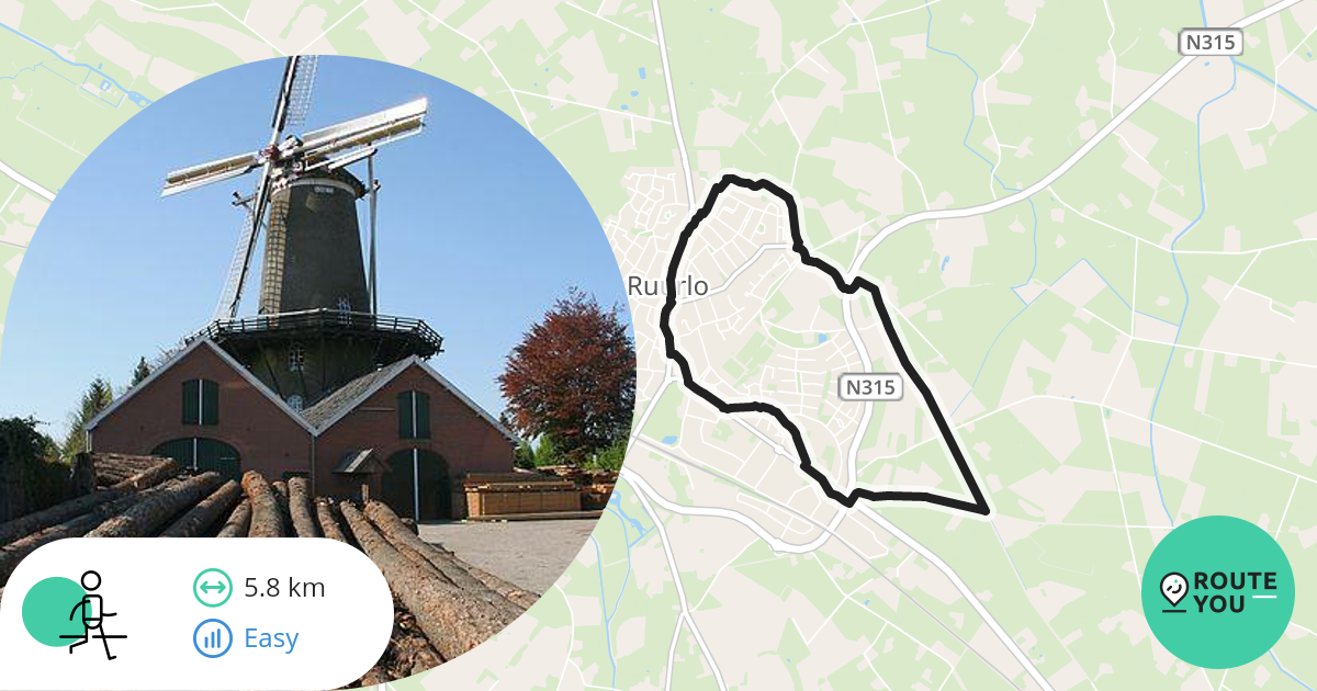 Samen wandelen door Ruurlo - Wandelroute | RouteYou