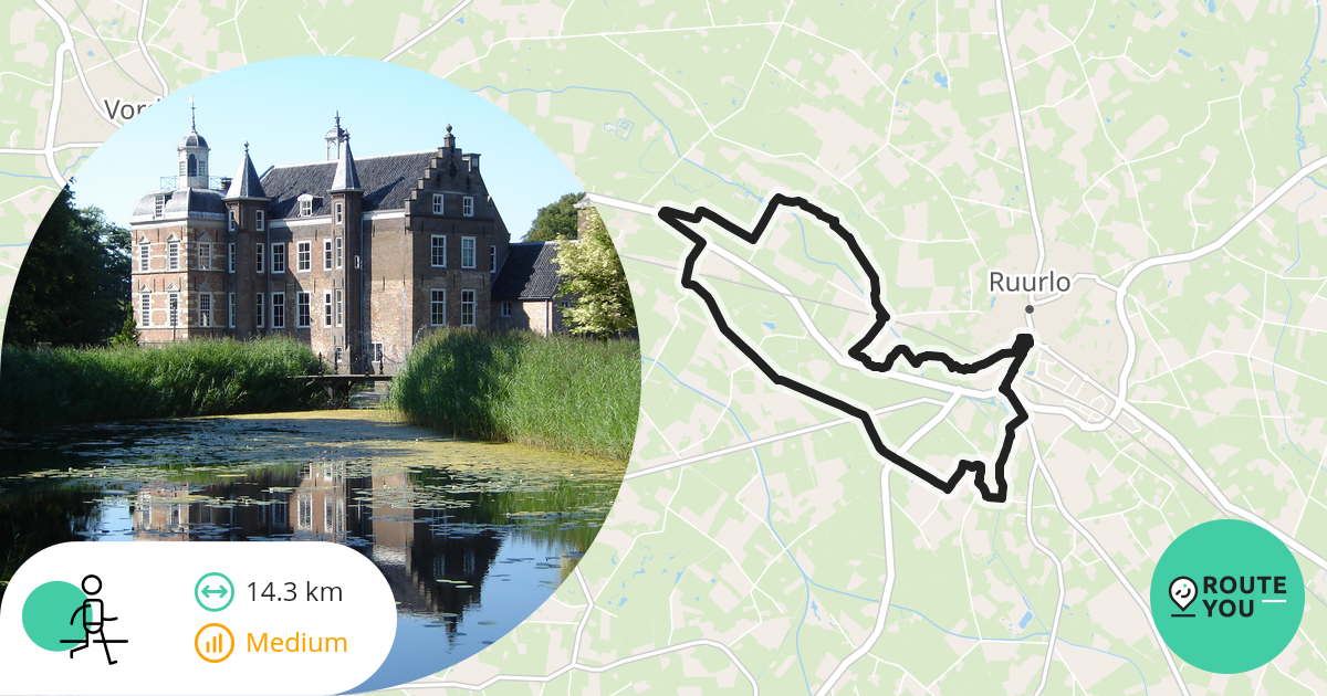 Kasteel Ruurlo: wandelen langs een imposant bouwwerk - Wandelroute ...
