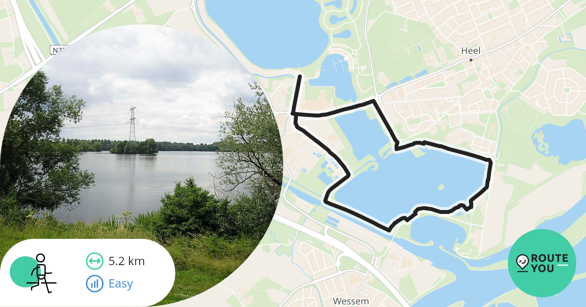 10405. Wandelnetwerk Maasgouw startplaats Panheel Duiklocatie ...