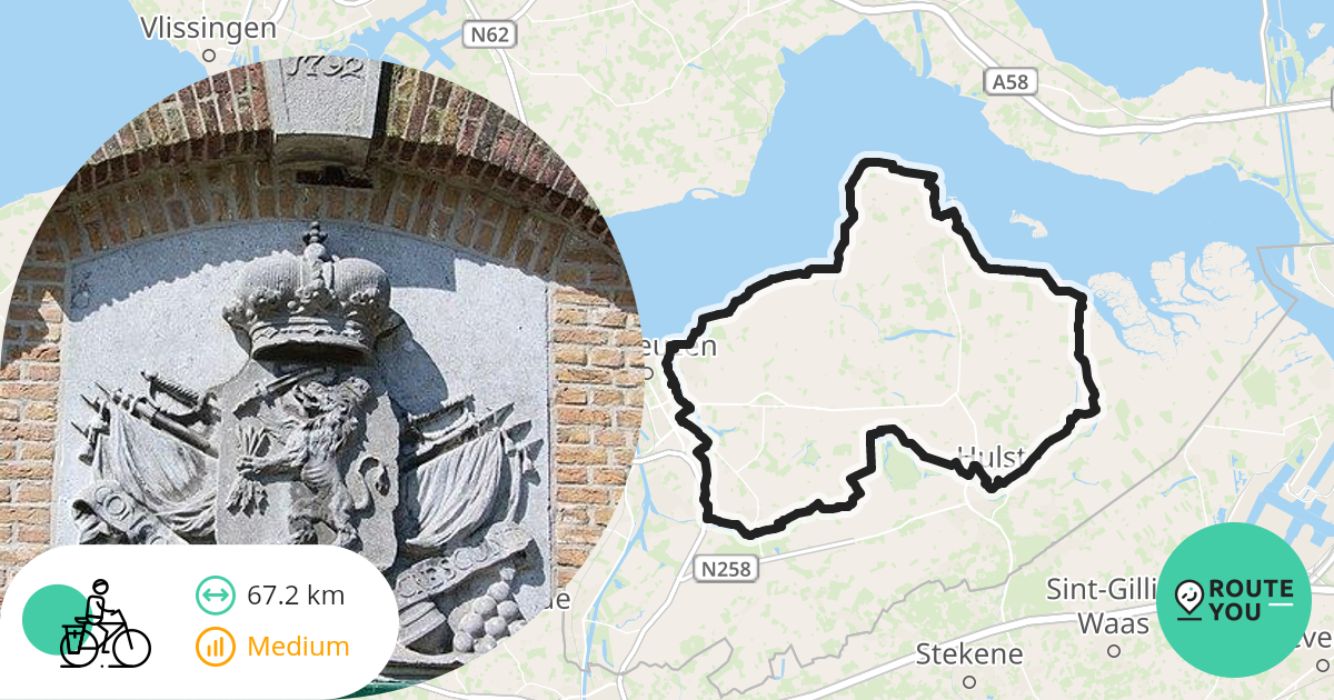Hulst terneuzen saeftinghe hulst - Recreatieve fietsroute | RouteYou Hulst terneuzen saeftinghe hulst - Recreatieve fietsroute | RouteYou
