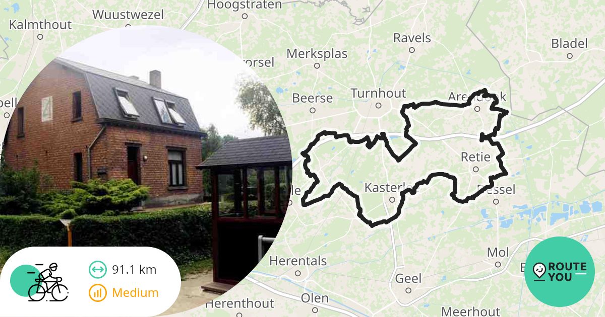 Retie frison 2022 89km - Racefietsroute | RouteYou