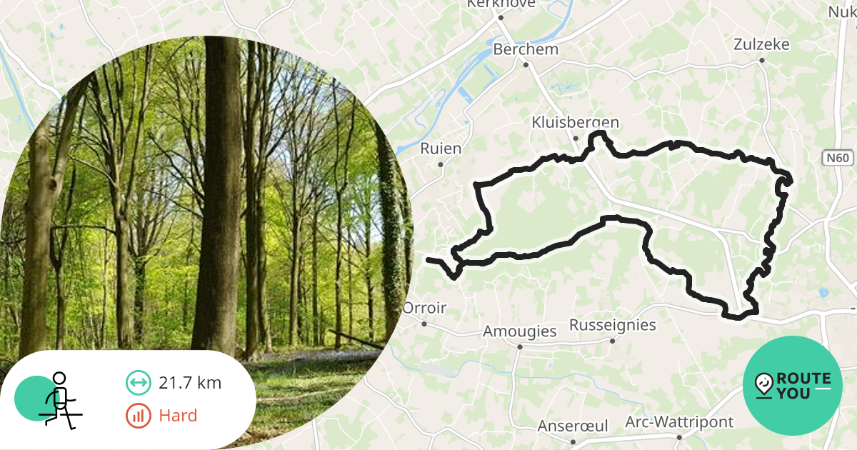 GR Kluisbergen - Wandelroute | RouteYou