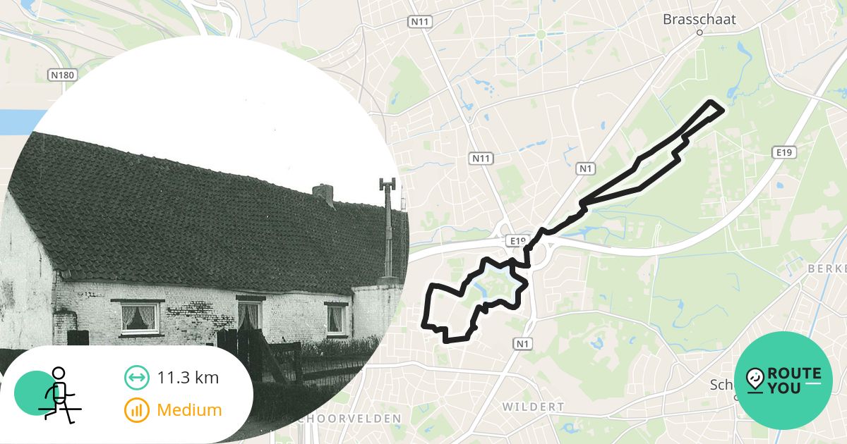 Fort Merksem - Peerdsbos - Wandelroute | RouteYou