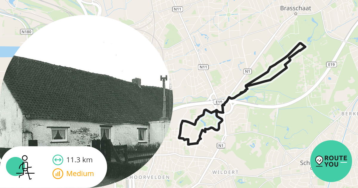 Fort Merksem - Peerdsbos - Wandelroute | RouteYou