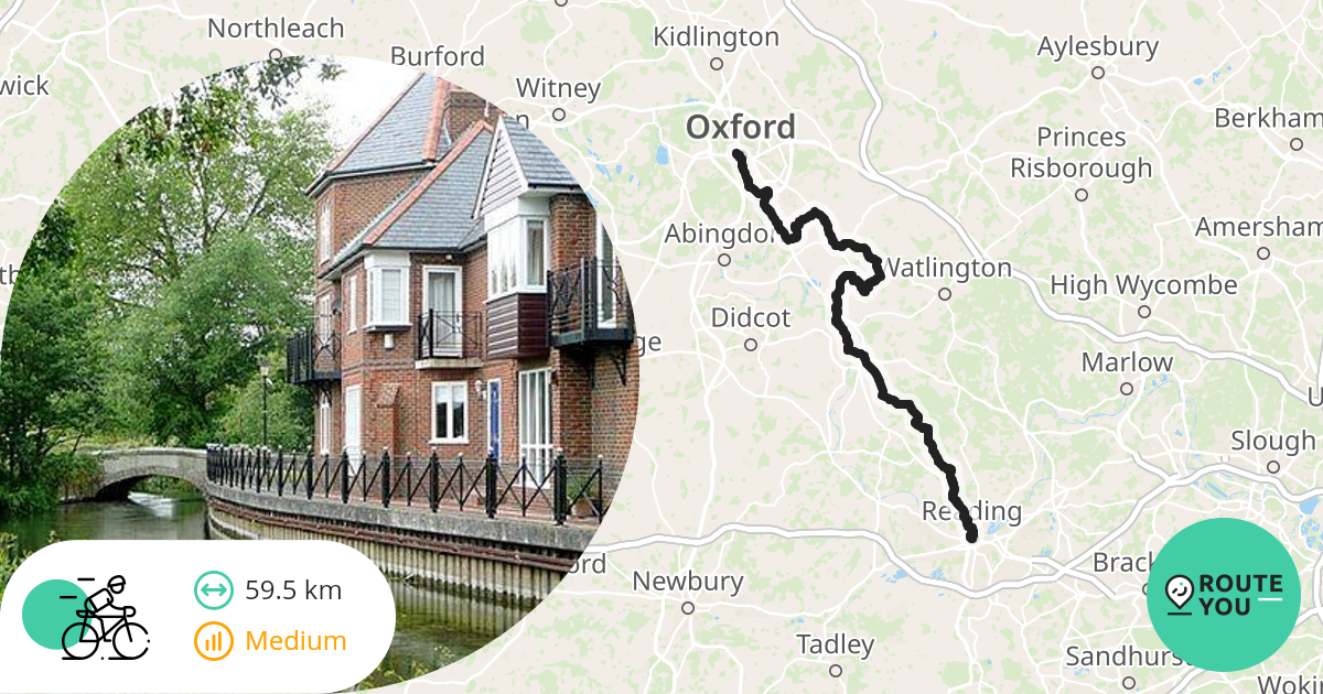Reading - Oxford - Road bike route | RouteYou