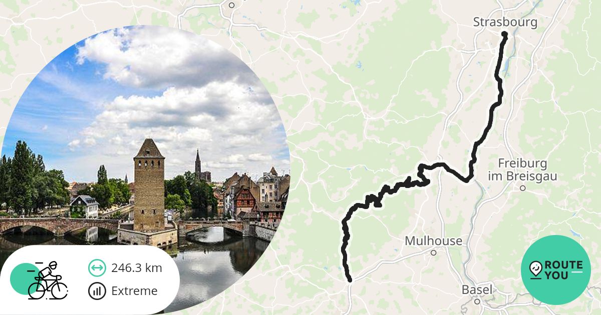 Strasbourg - Belfort - Road bike route | RouteYou