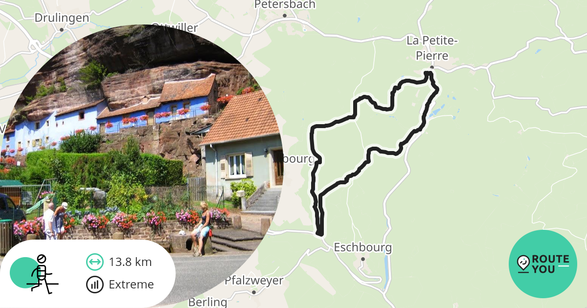 Rotswoningen Graufthal vanuit la Petite Pierre - Recreatieve ...