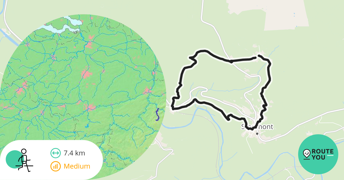 Monthouet Targnon Stoumont - Wandelroute | RouteYou
